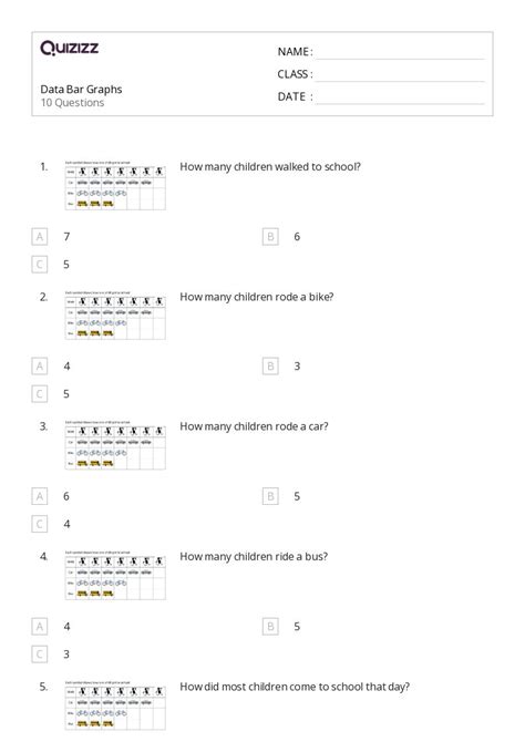 50 Bar Graphs Worksheets For 2nd Grade On Quizizz Free And Printable