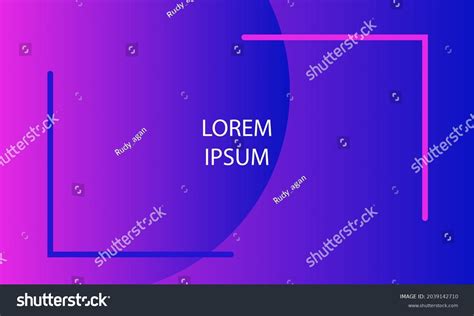 Blue Background Simple Gradient Vector Illustration Stock Vector Royalty Free 2039142710