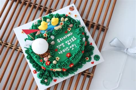 부산 골프케이크 골프장케이크 주문 가능한 전문 공방 네이버 블로그