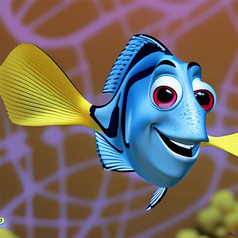 Dory From Finding Nemo Centered And In Focus · Creative Fabrica