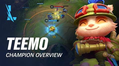 Teemo Champion Overview Gameplay League Of Legends Wild Rift Youtube