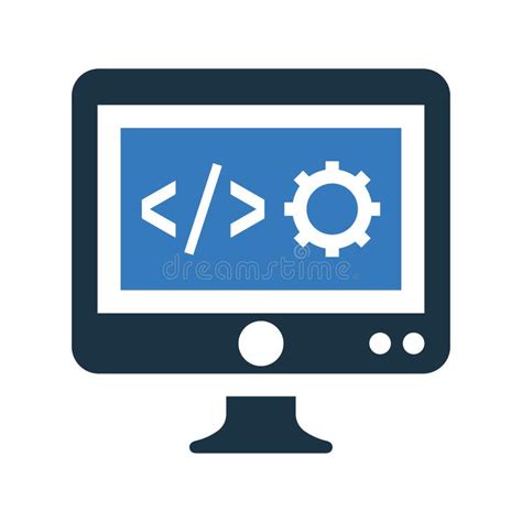 Coding Programming Html Icon Simple Black Vector Graphics Stock Vector Illustration Of Html