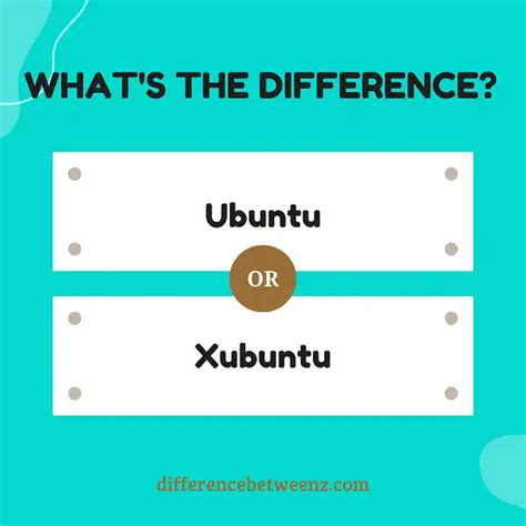Difference Between Ubuntu And Xubuntu Difference Betweenz