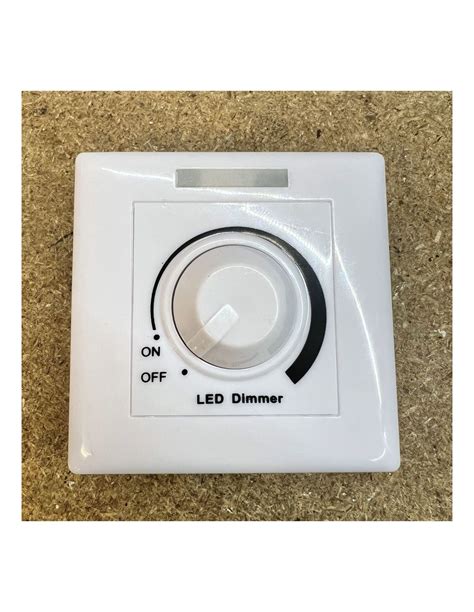 Dc Dimmer Switch 12 Or 24v For Single Colour Led Strip Lighting