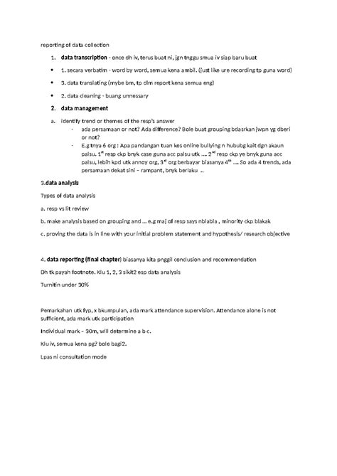 Data Collection Reporting Insights From Lrm W9 Law 557 Lecture Notes