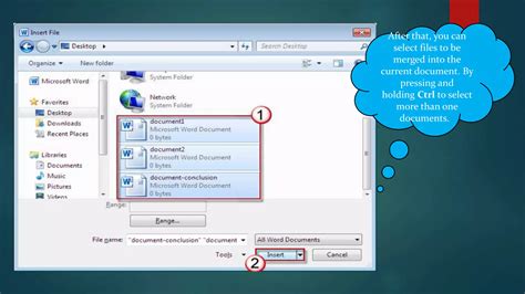 How To Merge Multiple Word Documents In One PPT