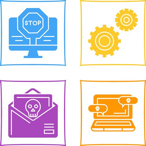 Stop And Setting Icon Vector Art At Vecteezy