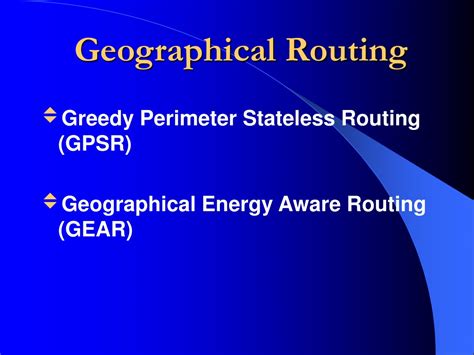 PPT Comparative Study GPSR Vs GEAR Routing Protocols In Wireless Networks PowerPoint