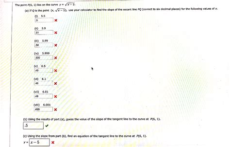 Solved The Point P Lies On The Curve Y X A If Chegg Com