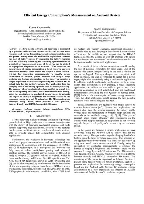 Pdf Efficient Energy Consumptions Measurement On Android Devices