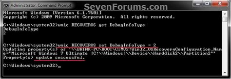 Dump Files Configure Windows To Create On BSOD Tutorials