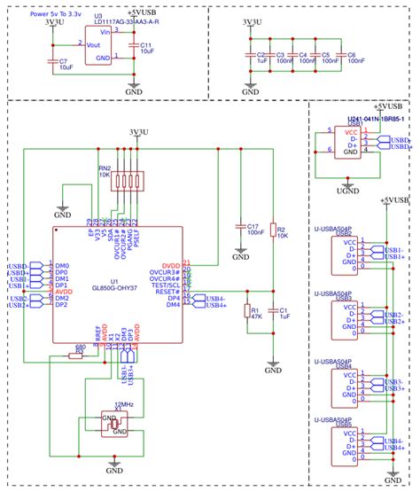 Usb Hub Resources Easyeda