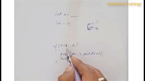 C Unit8 Q2 Understanding Prime Number Logic Explained With Paper And Pen C Programming
