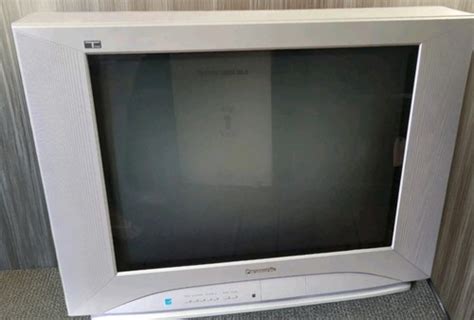 Panasonic Tau Ct 27sl14j 27 Crt Tv Flat Glass Gaming Television Rca S
