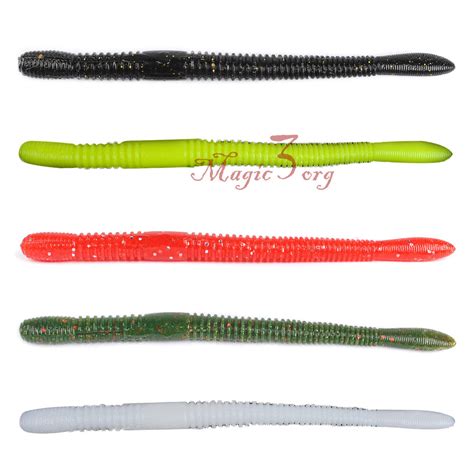 Lot 1030 Wacky Worm Floating Lures Float Softbait Texas Rig Carolina