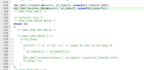 Bài Lập trình STM với Giao thức UART trên Cube MX
