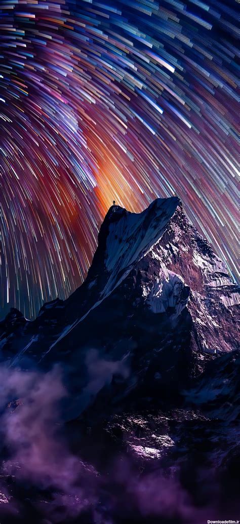 عکس پس زمینه گوشی اسمان شب