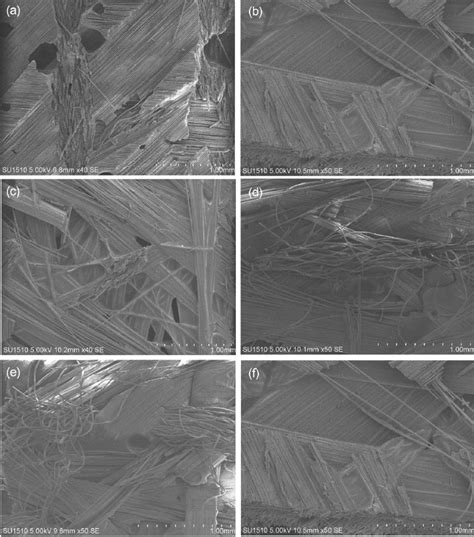 Inter Layer Interface Morphology After Tests A The Layer Interface