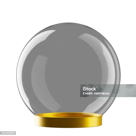 유리 구 돔 장식 템플릿입니다 격리된 개체입니다 3d 렌더링 0명에 대한 스톡 사진 및 기타 이미지 0명 구 돔형 쟁반
