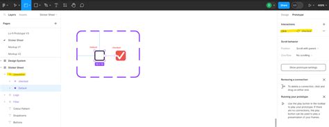 trouble with creating interactive checkbox r figmadesign