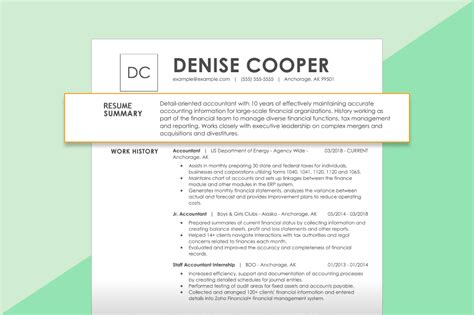 Qualifications Summary Examples Summary Of Qualifications Examples