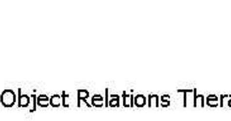 Scharff Notes A Primer Of Object Relations Therapy International Object
