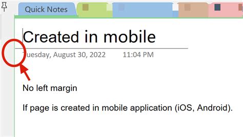 Left Margin Lost In Pages Created By Mobile App Microsoft Community