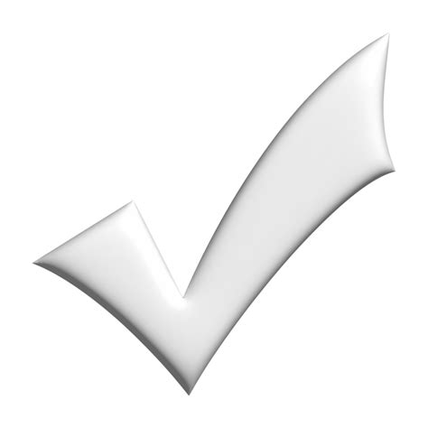 White Check Mark Png Prüfzeichen Im Kreis Ikone Isoliert Auf Schwarz