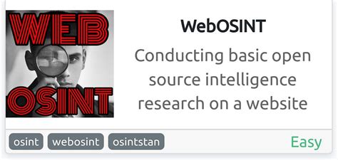 Tryhackmes Webosint Simple Writeup— Conducting Basic Open Source Intelligence Research On A