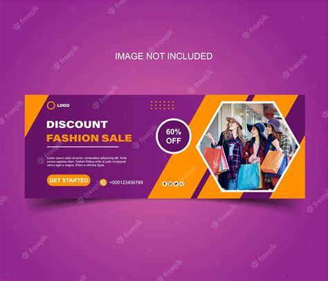 Premium Vector Fashion Sale Social Media Facebook Cover Banner Template