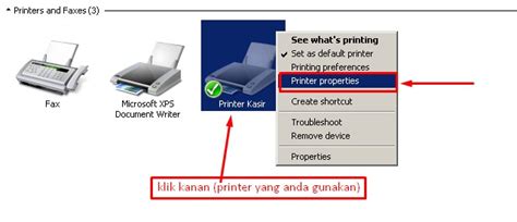 Setting Port Printer