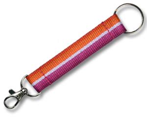 Schlüsselband Lesbian Strap Kurz Rainbow Promex Shop Flaggen