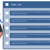 Animated Project Task Assignment PowerPoint Template SlideUpLift