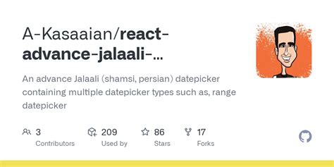 Github A Kasaaianreact Advance Jalaali Datepicker An Advance