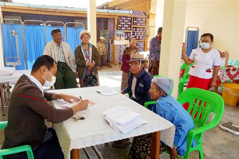 ကံမမြို့နယ်၌ အငြိမ်းစားဝန်ထမ်းများအား မကူးစက်နိုင်သောရောဂါများ ရှာဖွေစစ်ဆေးခြင်းနှင့