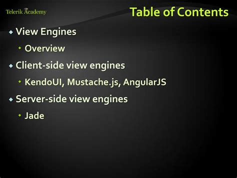 Ppt Nodejs View Engines Powerpoint Presentation Free Download Id2001398