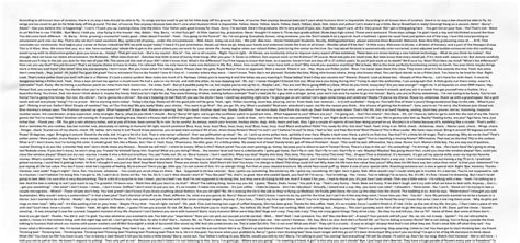 Bee Movie Script T Shirt Bee Movie Entire Scrip Meme Movie Film Unisex Joke Tshirt Gifts For