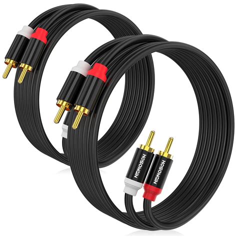 Hosongin Short Rca Stereo Audio Cable 16ft