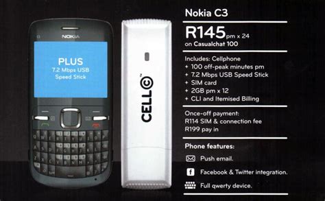 Cell C Phone And GB Data Deal