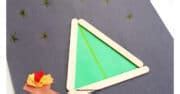 Popsicle Stick Tent Craft How To Make For Camping Fun And More Rock