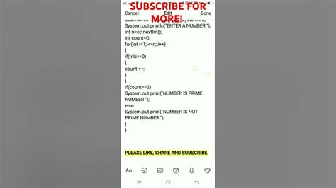 Prograprogramto Check Prime Number In Java Youtube