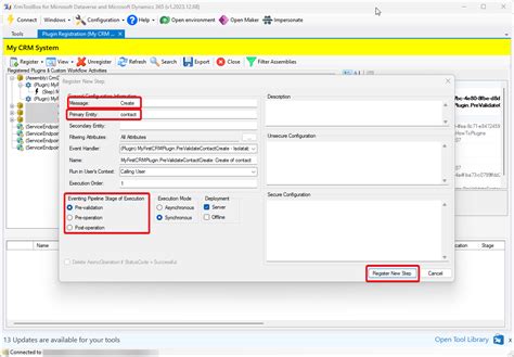How Do I Register A New Plugin In An Existing Assembly Crm Developer