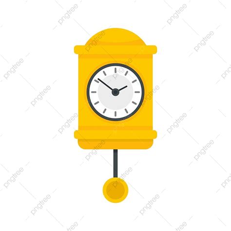 Pendulum Clock Clipart Vector Time Pendulum Clock Icon Old Vector Alarm Png Image For Free