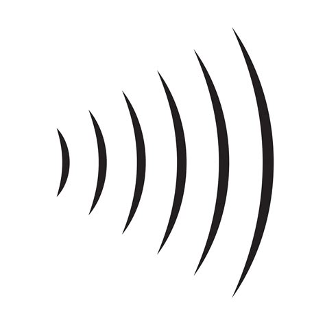 Sound Radio Wave Icon Vector Wifi Sound Signal Connection For Graphic Design Logo Website