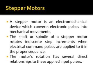 Stepper Motors PPT