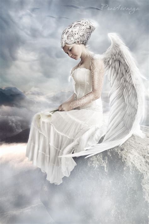 dreamy angel by Irina-Ponochevnaya on DeviantArt