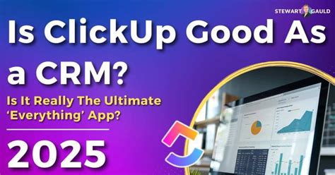 Is Clickup Good As A Crm Everything You Need To Know
