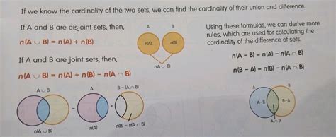 If We Know The Cardinality Of The Two Sets We Can Find The Cardinality O