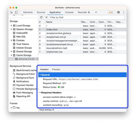 View Cache Data Chrome DevTools Chrome For Developers