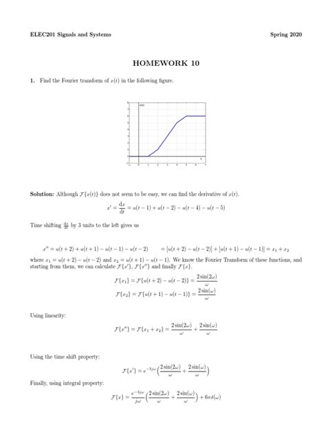 Homework 10 Pdf Mathematical Analysis Applied Mathematics